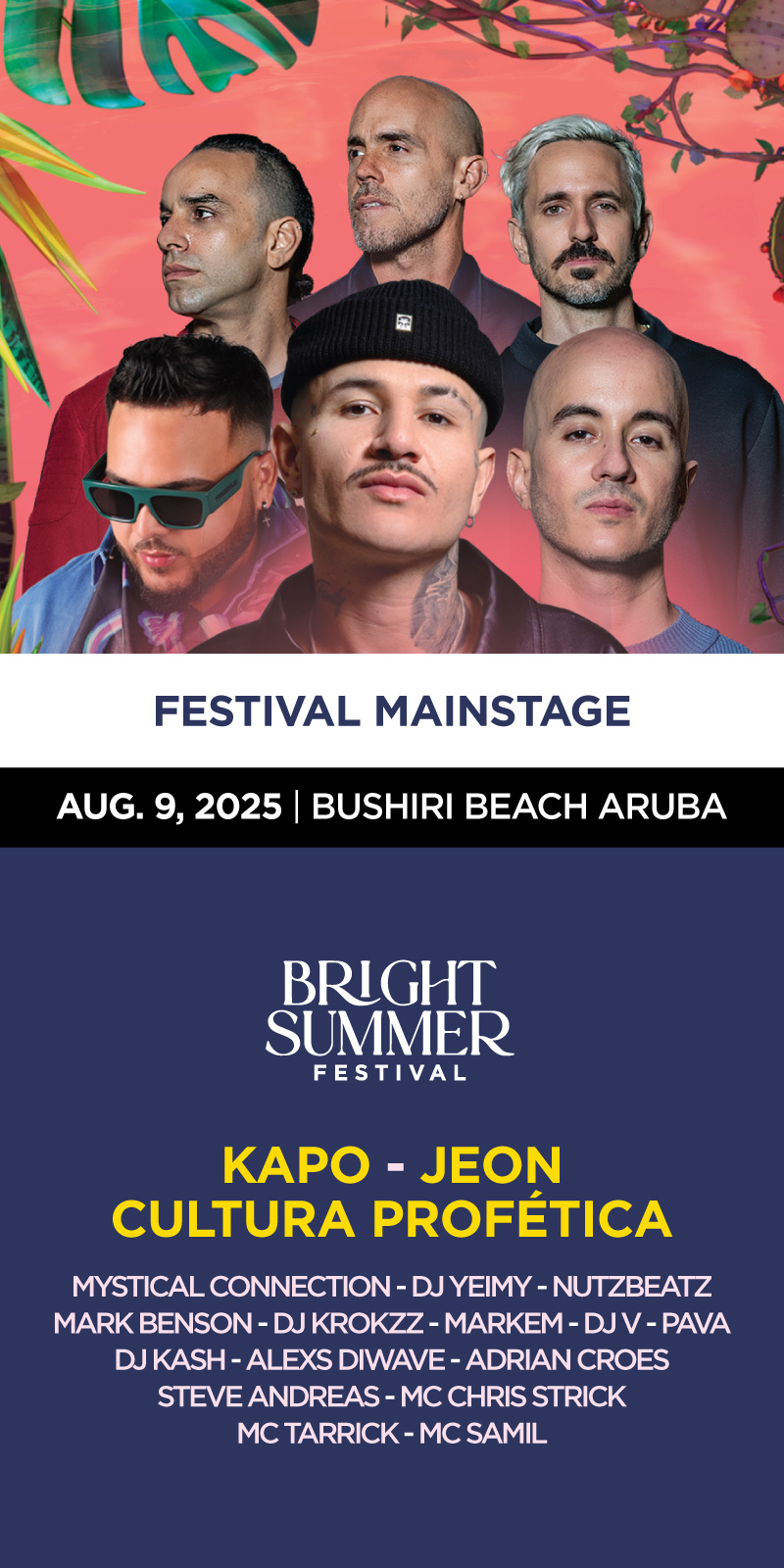 Bright Summer Festival 2025 | August 9 & 10 | Aruba